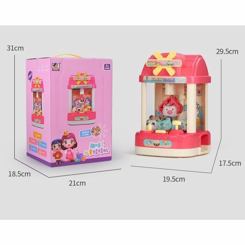 Jual Mainan Mesin Capit Boneka Claw Game Mini Doll Machine 3309 KP ...