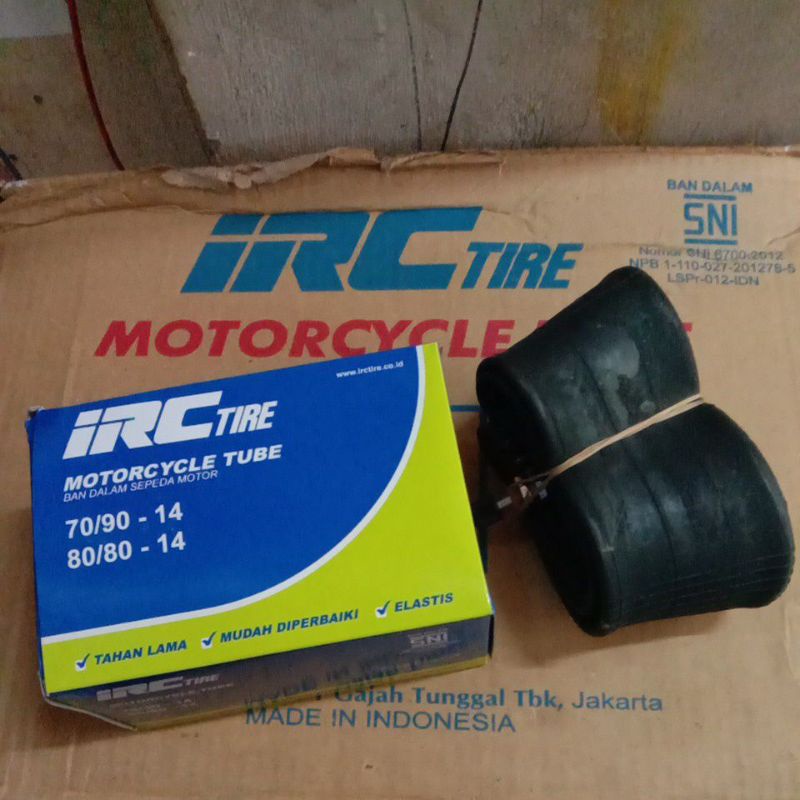 Jual Ban Dalam IRC 70/90-14 Atau 80/80-14 Tube BD IRC Motor For All ...