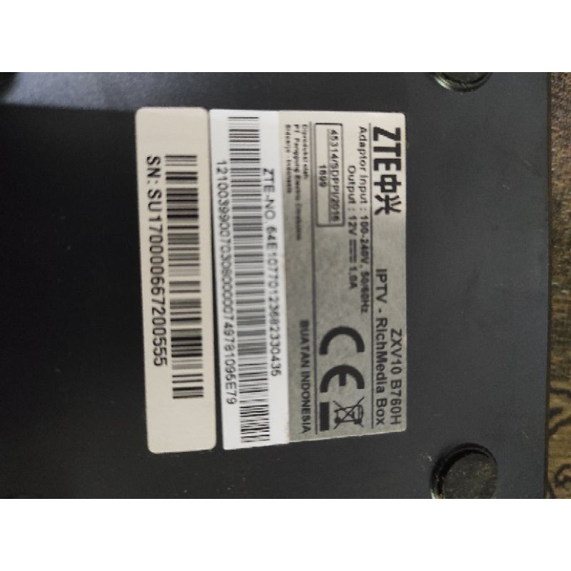 Jual STB ZTE B760H Second Full unlock | Shopee Indonesia