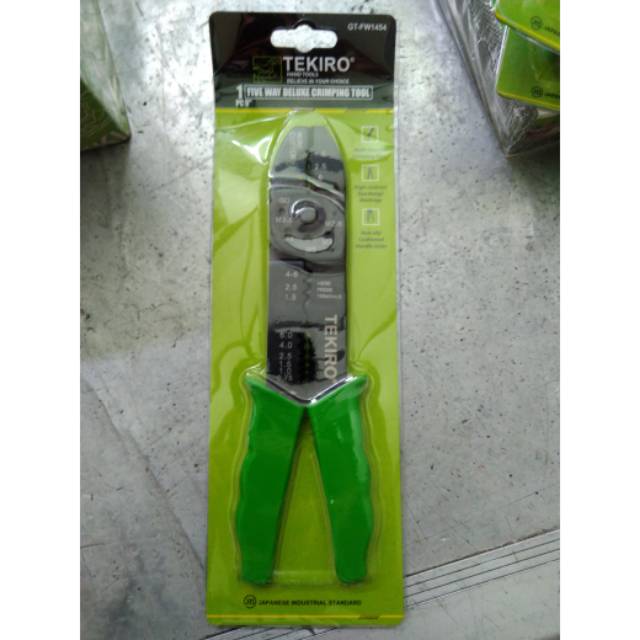 Jual TEKIRO tang CRIMPING 9 INCH five ways deluxe crimping tools 9inch ...