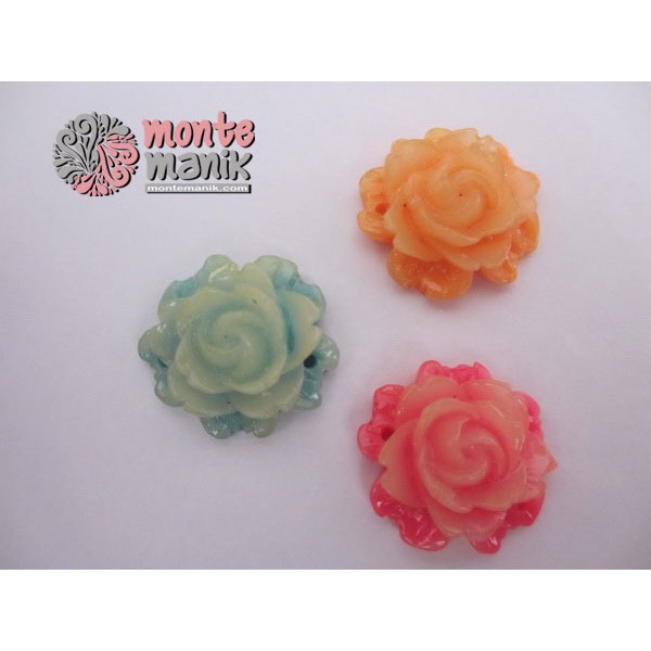 Jual Bunga Resin Mawar Gradasi (MRI-01) Bahan Craft Monte | Shopee ...