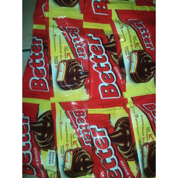 Jual Better Coklat 20gr (1 Renceng Isi 10 Pcs) | Shopee Indonesia