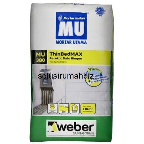 Jual mortar mu 1kg 1 kg ecer mu380 380 perekat bata ringan thinbed kiloan | Shopee Indonesia