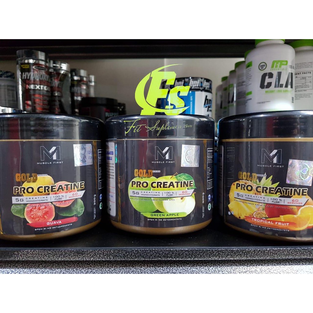 Jual M1 PRO GOLD 360 GR CREATINE MONOHYDRATE MONO MUSCLE FIRST PURE ...