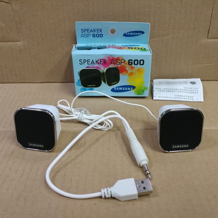 Jual Mini Speaker Samsung ASP 600 Original - ASP600 USB Stereo Speaker ...