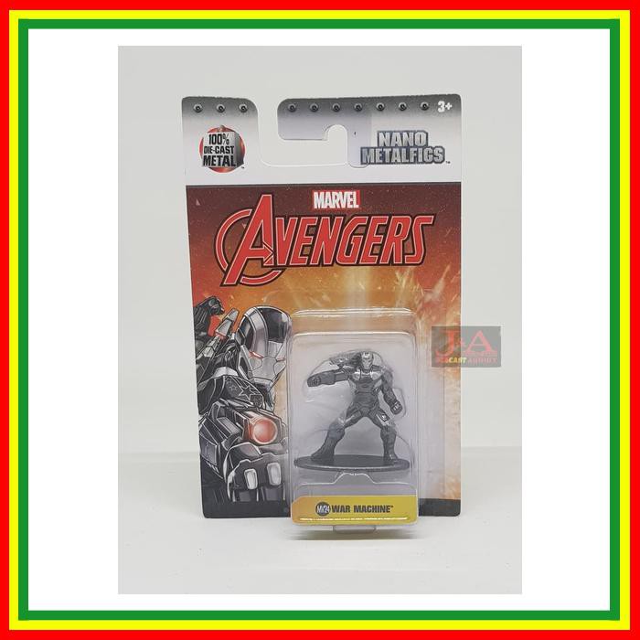 Jual FIGURE WAR MACHINE JADA METAL NANO MARVEL AVENGERS (MINIATUR ...