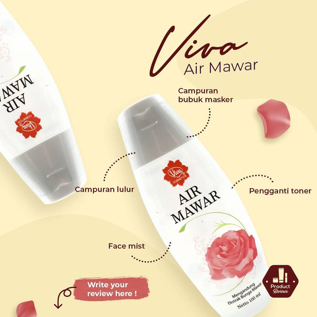 Jual VIVA Air Mawar 200 Ml (Ukuran Besar) | Shopee Indonesia