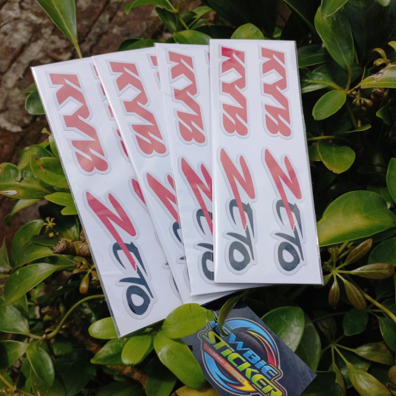 Jual Sticker shock KYB Zeto ( Sudah Di cutting ) | Shopee Indonesia
