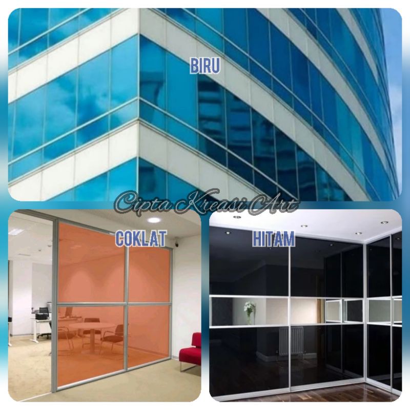 Jual KACA FILM RIBEN WARNA / STIKER KACA RYBEN / MERAH / KUNING / HIJAU / BIRU / COKLAT / HITAM ...