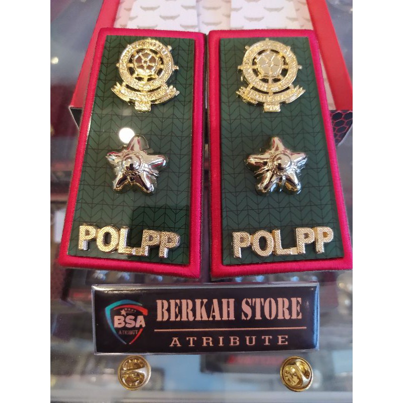 Jual PANGKAT POLPP GOLONGAN 3D LIST KHAKI - EXCLUSIVE | Shopee Indonesia