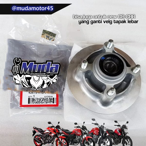 Jual NAPGIR VERZA OLD CB150R K15 42615-K18-910 FLANGE SUB ASSY FINAL DRIVE PLENDES NAP GIR GEAR ...