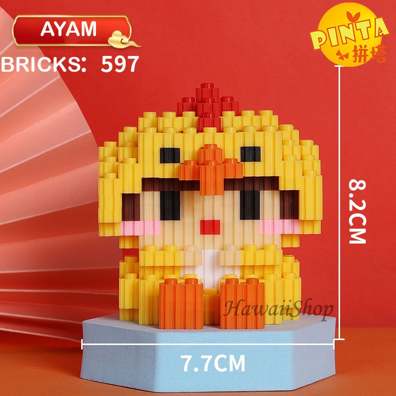 Jual Nano Block 12 Shio Series | Bricks education Nano Block | Shopee ...