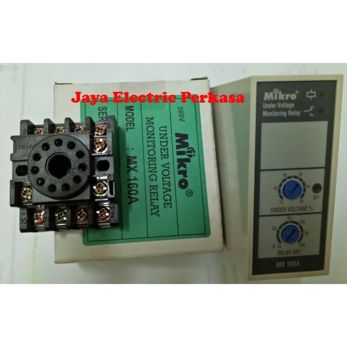 Jual Under Voltage Monitoring Relay MX-160A Mikro | Shopee Indonesia