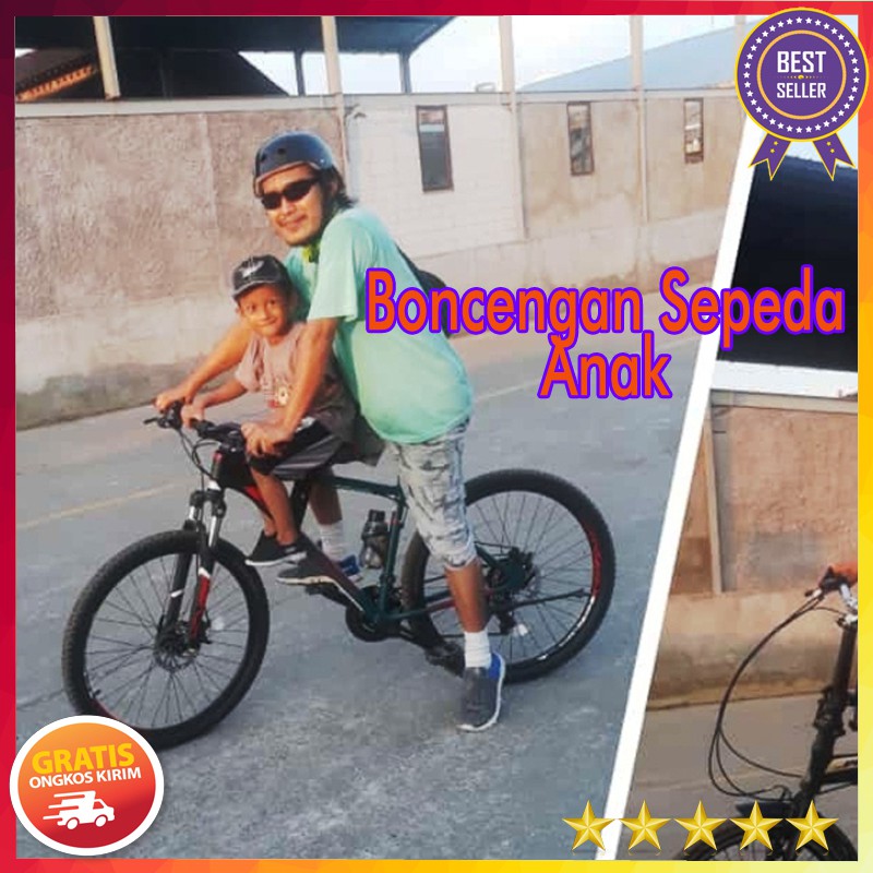 Jual ¶511” COD Boncengan sepeda depan mtb boncengan anak sepeda lipat ...