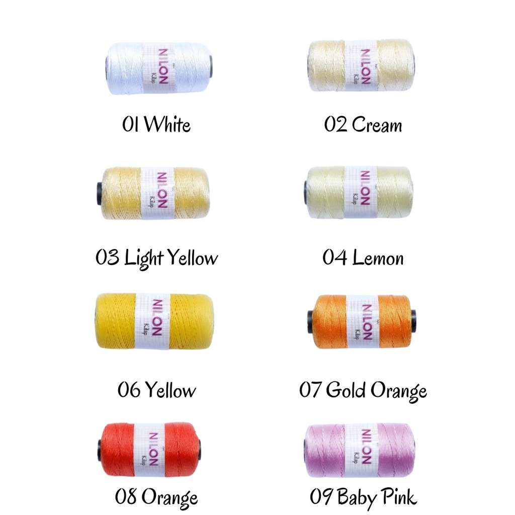 Jual Benang rajut nilon kilat premium NLK3 | Shopee Indonesia