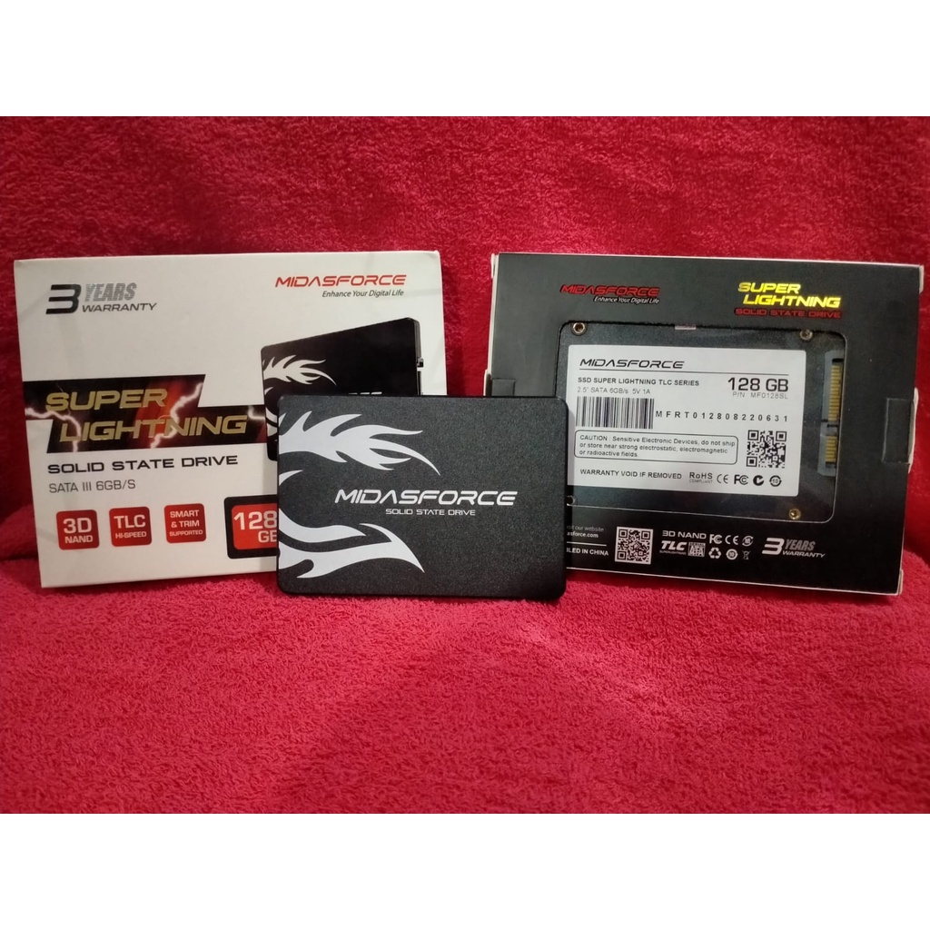 Jual SSD MIDASFORCE 128 GB RESMI ORIGINAL SSD 128GB | Shopee Indonesia
