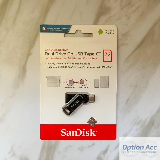 Jual Flashdisk OTG, Dual Drive Go USB Type-C (32 GB) | Shopee Indonesia
