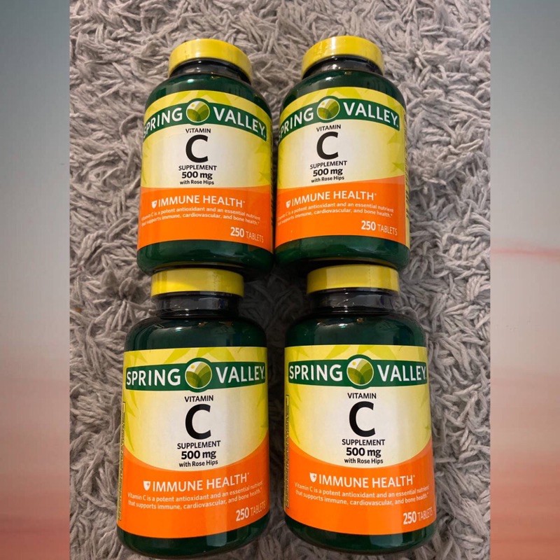 Jual Spring Valley C 500mg Rose Hips (250 Tablets) | Shopee Indonesia