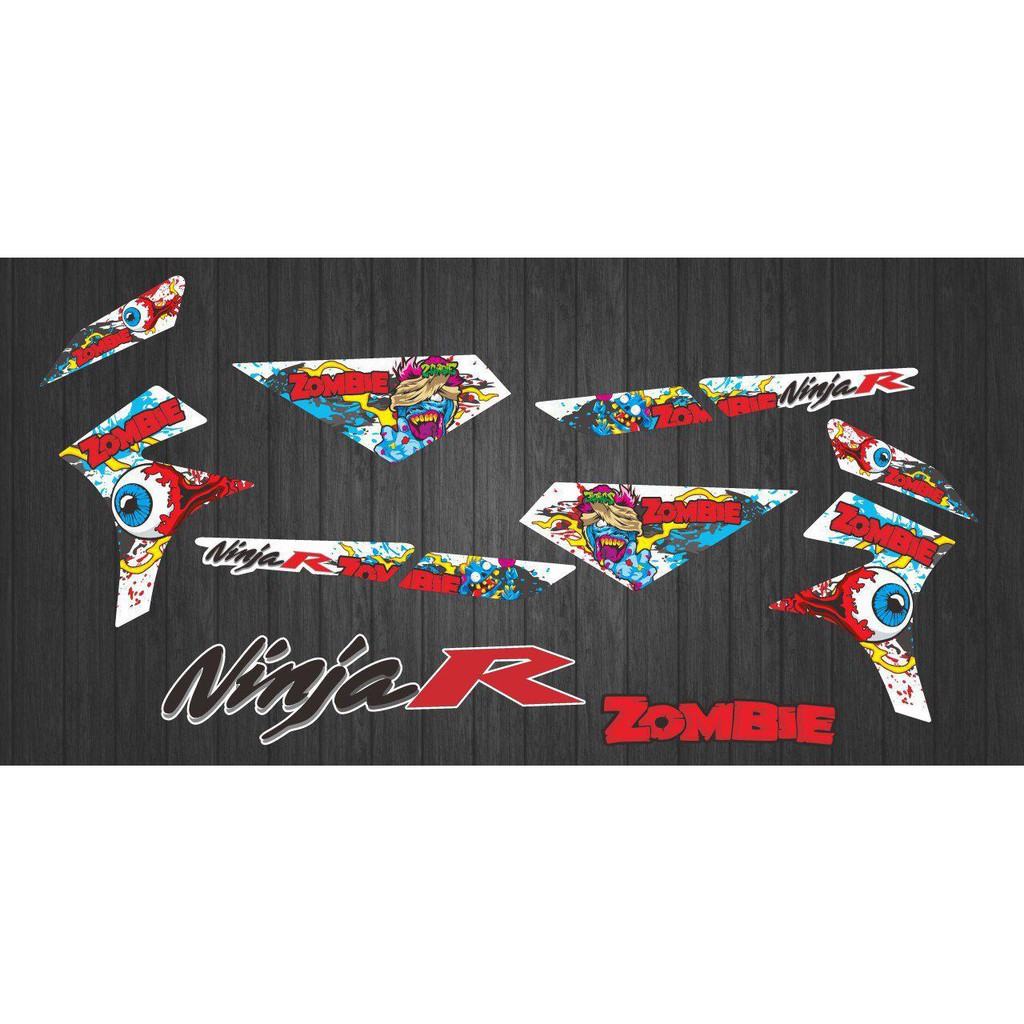 Jual STRIPING STIKER STICKER LIST VARIASI NINJA R / NINJA SS 2009 ...
