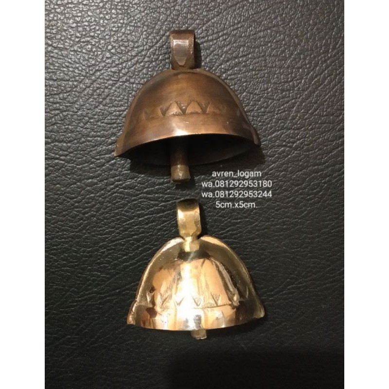 Jual Lonceng kambing kuningan/klontong sapi mini no.1 diameter 5cm.x5cm ...