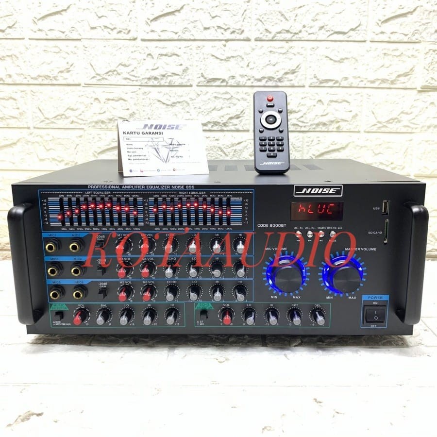 Jual TERMURAH AMPLIFIER NOISE 8000 BT / 8000BT ORIGINAL BT USB SD CARD ...