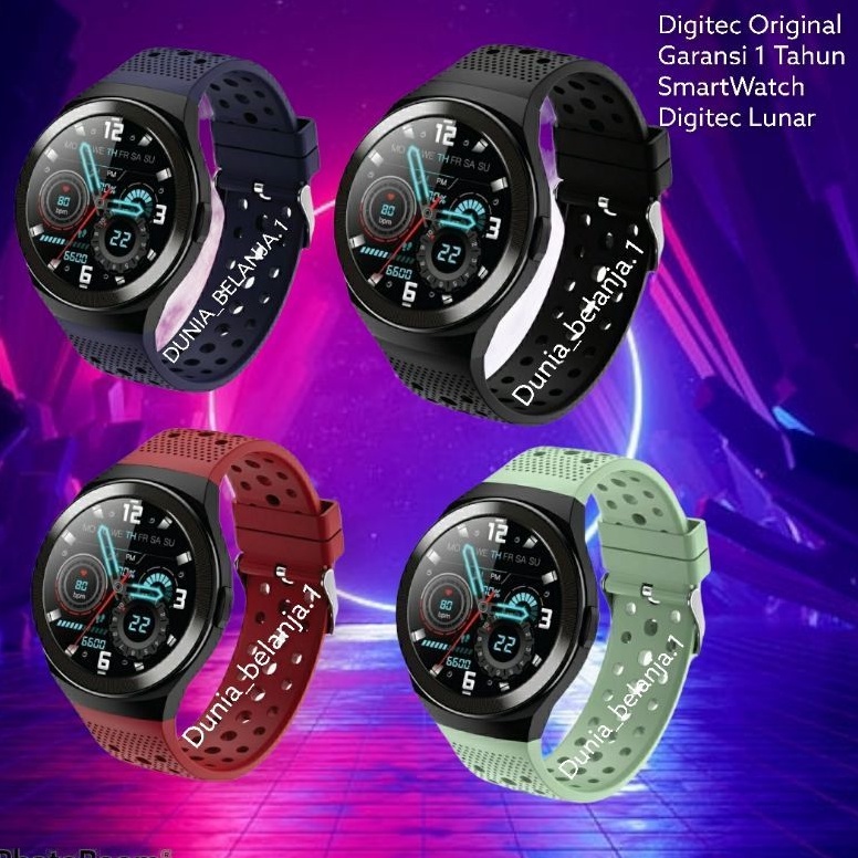 Jual Jam Tangan Smartwatch Original, Digitec Lunar, Jam Tangan Pintar ...