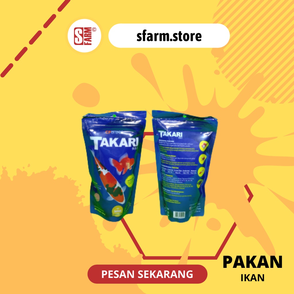 Jual PAKAN IKAN TAKARI FISH FOOD 100gr | Shopee Indonesia