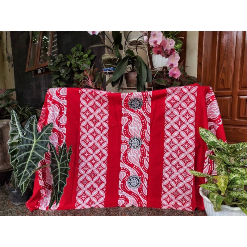 Jual batik merah batik cantik batik buddhist | Shopee Indonesia