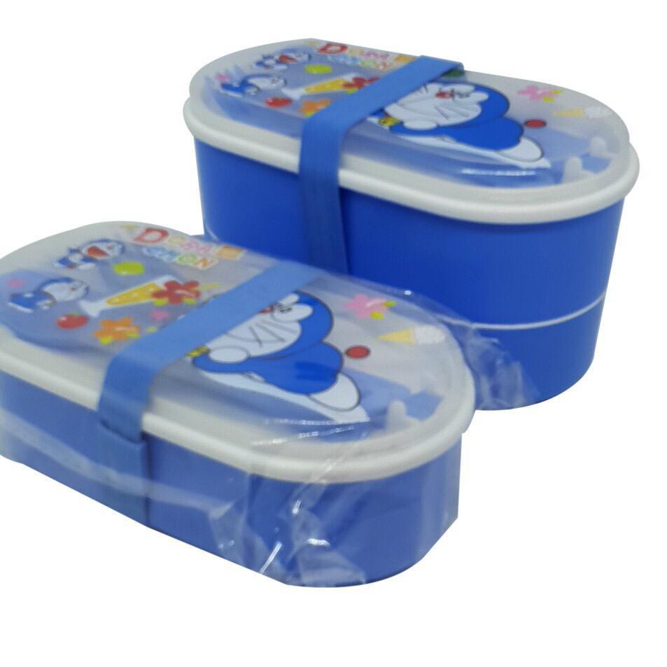 Jual Kotak Makan Anak Karakter Lunch Box set 2 Tingkat Karet Tempat Makan Karakter Anak | Shopee ...