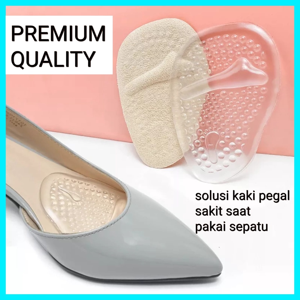 Jual INSOLE SEPATU GEL INSOLE SEPATU DEPAN SHOE PAD GEL GANJALAN SEPATU ...
