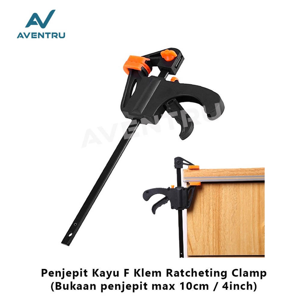 Jual Catok Penjepit Kayu Press F Klem Ratcheting Clamp Kayu | Shopee ...