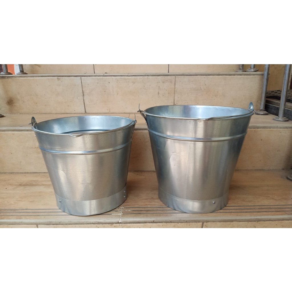 Jual Ember seng 27X25/ember Baja ringan - Ember Susu Galvalum - Ember ...