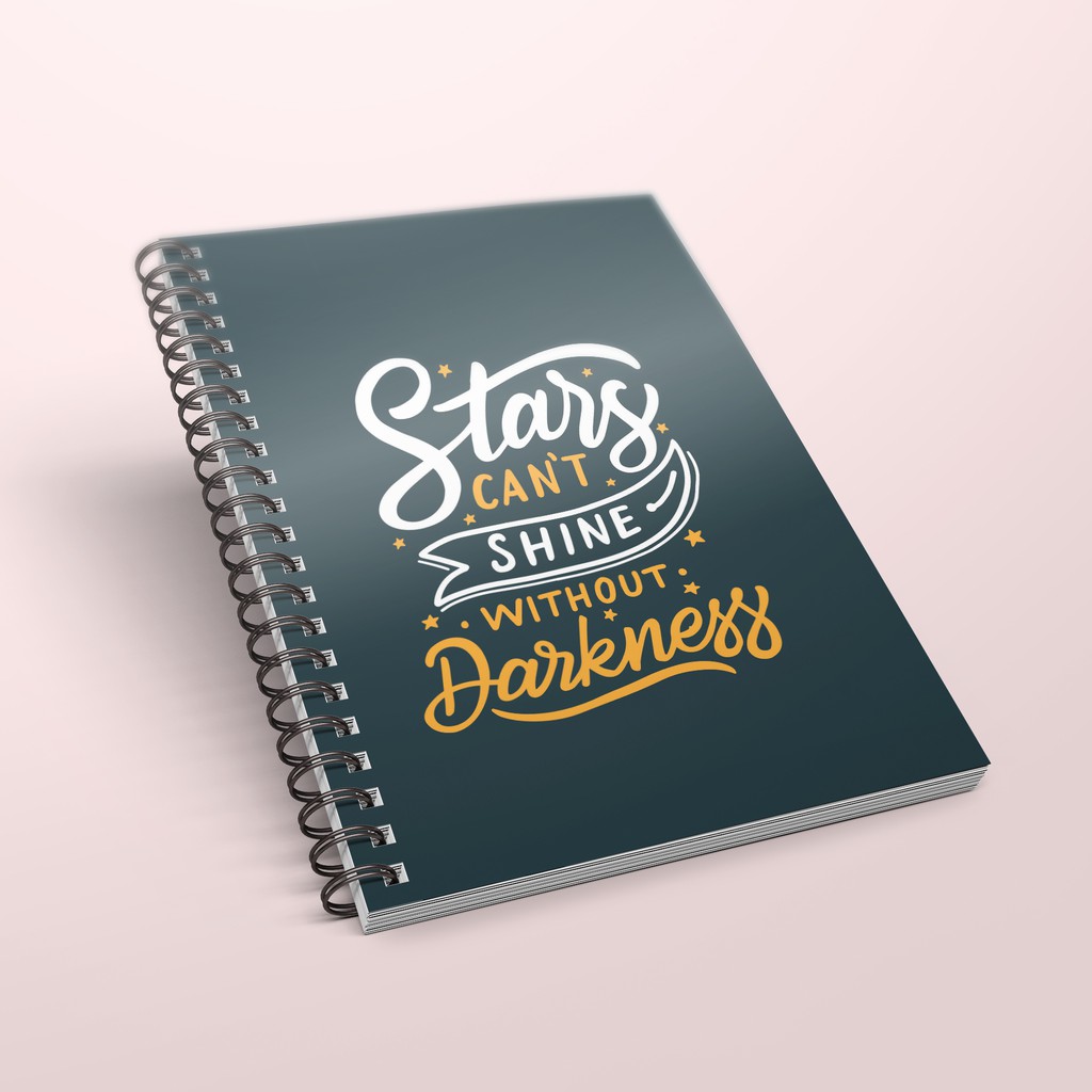 Jual NOTEBOOK A5 SPIRAL QUOTES // CUSTOM | Shopee Indonesia