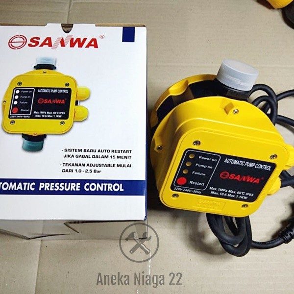Jual Aneka - SANWA Otomatis / Automatic Pressure Control Pompa Air ...