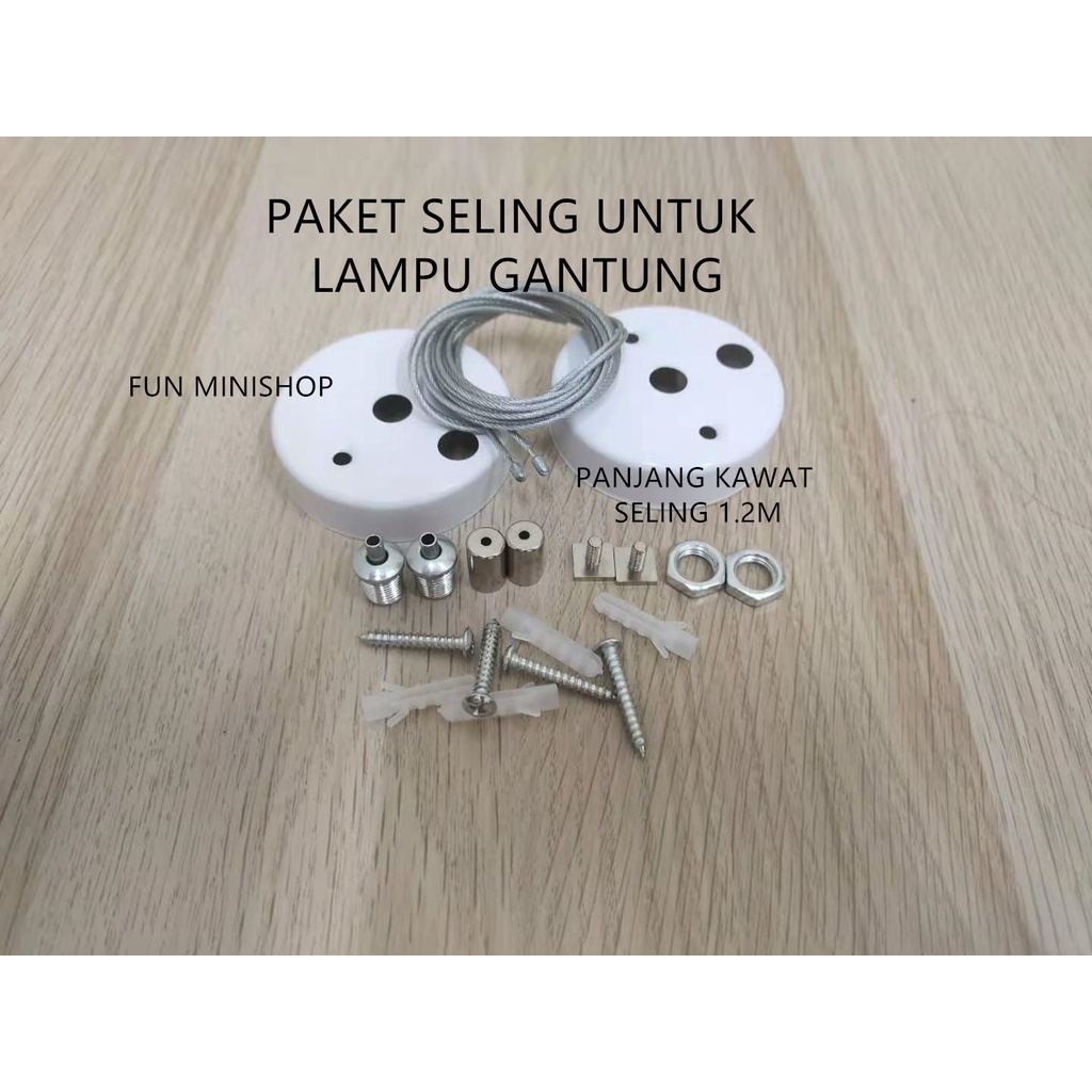 Jual Kawat Seling Lampu Gantung Sling galvanis Tali Baja | Shopee Indonesia