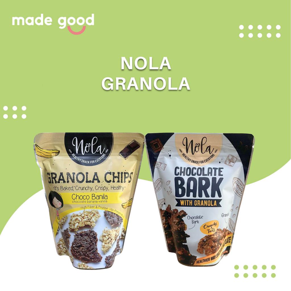 Jual Nola Snack Granola Chips Choco Banila, Bark Choco Crunchy Healthy ...