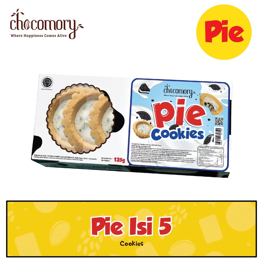 Jual PIE CHOCOMORY ISI 5 PCS ALL VARIANT | Shopee Indonesia