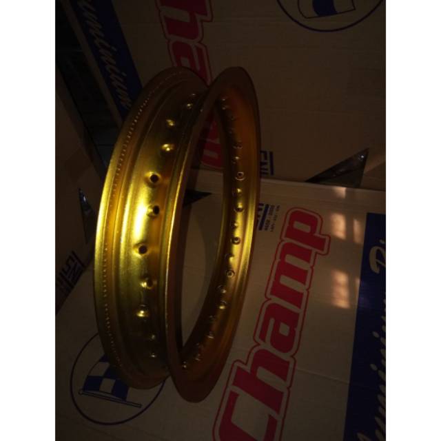 Jual VELG VELK 185 14 MATIC CUSTOME ALUMUNIUM GOLD BRM | Shopee Indonesia