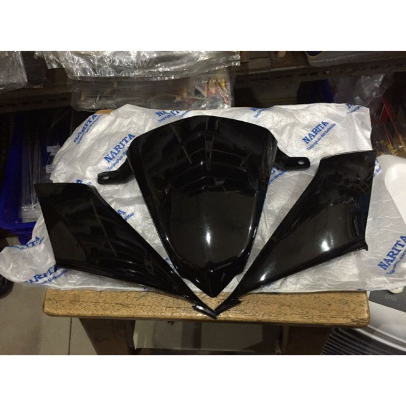 Jual Visor Honda Blade New Hitam/2011 (Windshield/Batok Atas) | Shopee ...