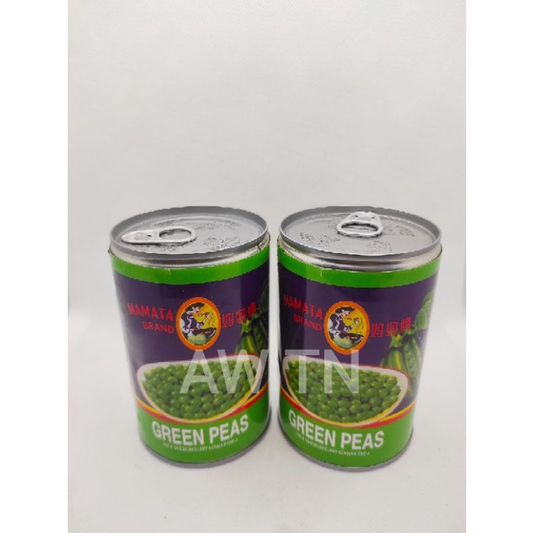 Jual kacang polong kaleng / Green peas mamata /kacang polong /kacang ...