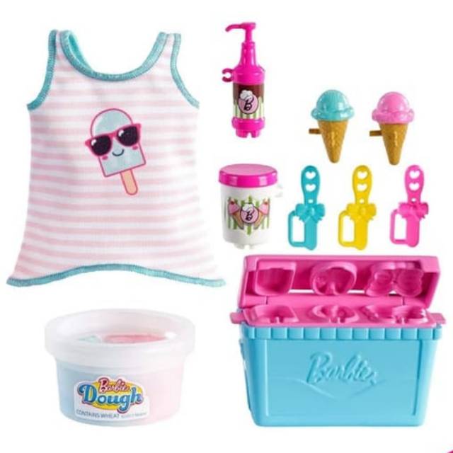 Jual Barbie Cooking and Baking, Popcorn, Ice Cream, Breakfast Accessory ...