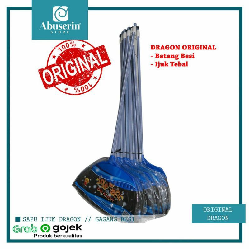 Jual DRAGON Sapu Ijuk Besar 90 cm Pembersih Lantai Dust Remover ...