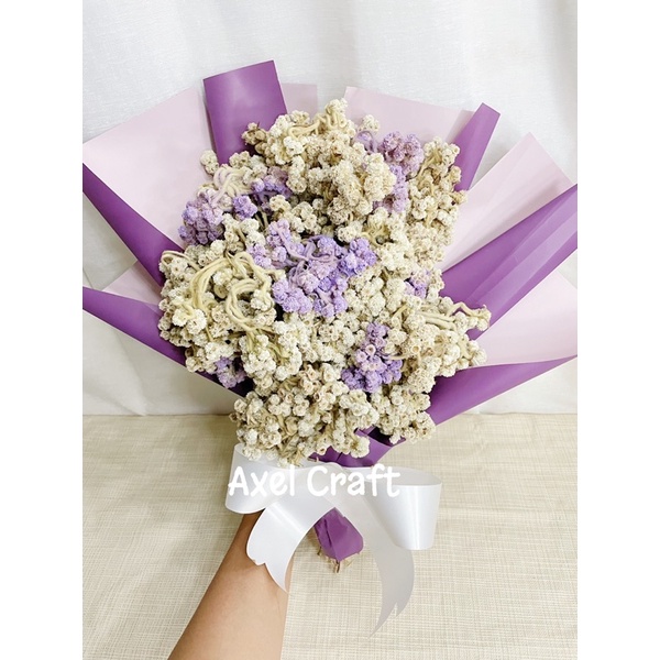 Jual Buket bunga kering / buket bunga awet /bouquet flower bali ...