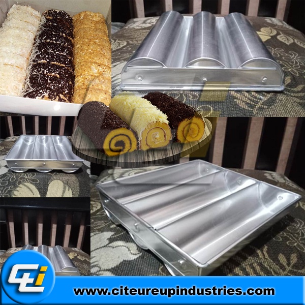 Jual Loyang Tiga Rasa Panjang 22 CM / Loyang Bolu / Loyang Setengah ...