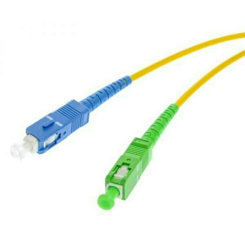 Jual Patchcord SC UPC To SC APC Patch Cord Fiber Optik Patchcore Biru ...