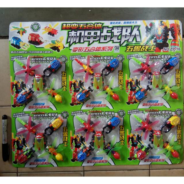 Jual Mainan serangga mobile - dari serangga menjadi robot - Mainan ...