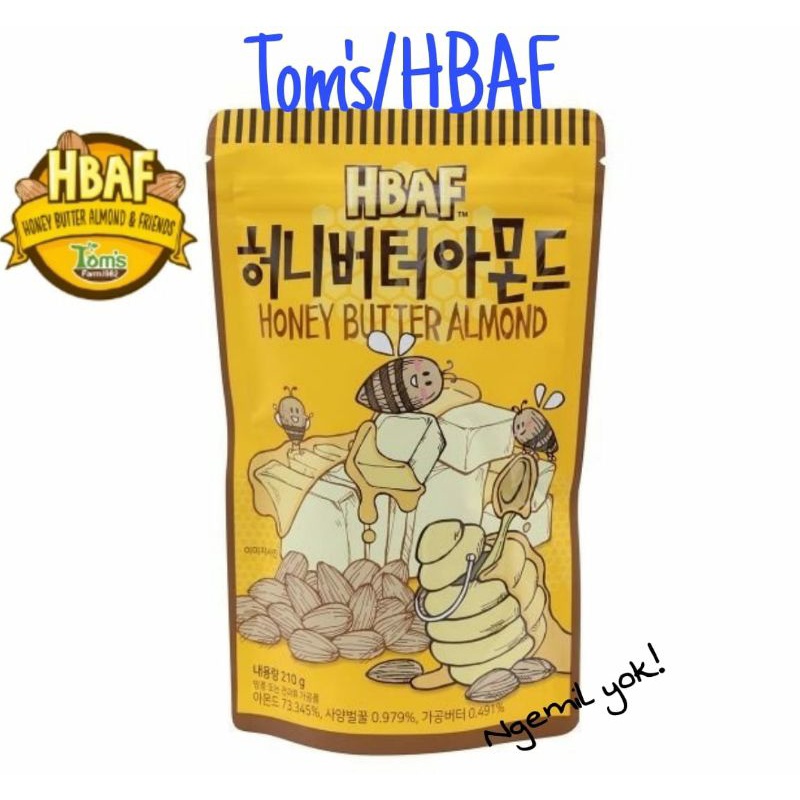 Jual Honey Butter Almond Korea - Tom's Farm | Shopee Indonesia