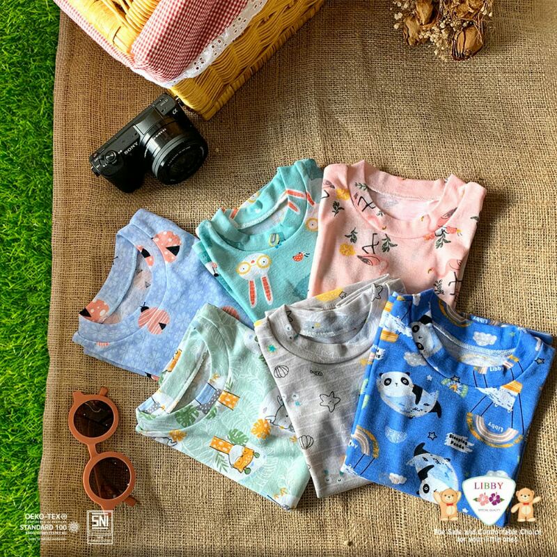 Jual Libby Baby picnic in the Garden / Libby setelan Bayi | Shopee ...
