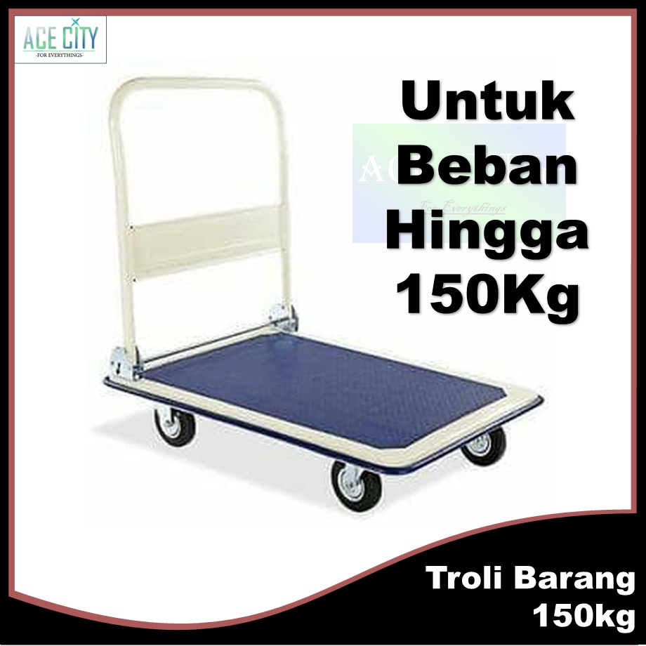 Jual Troli 150KG / handtruck / troli / trolley /dorongan lipat barang ...
