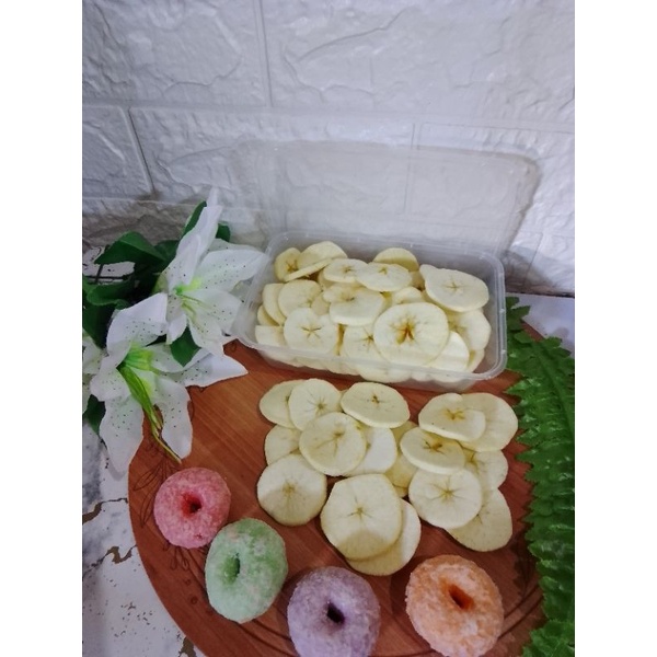 Jual keripik buah apel box 500ml | Shopee Indonesia